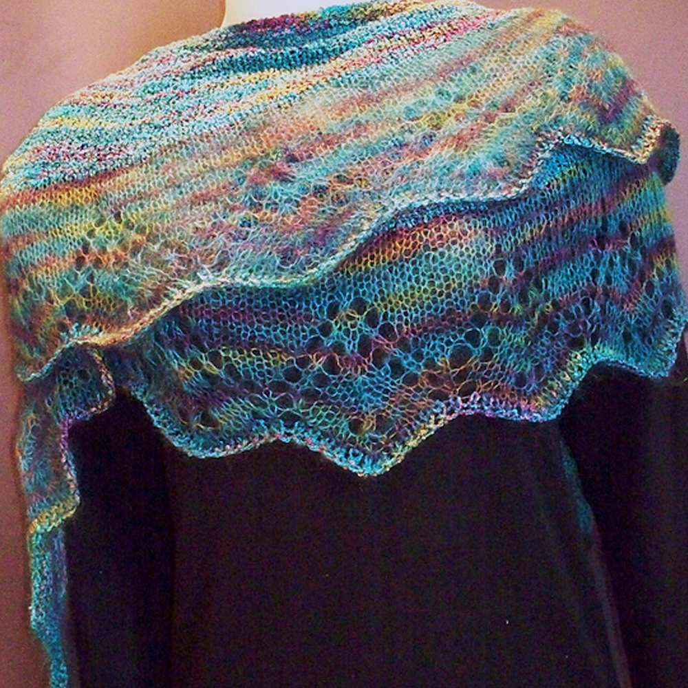 Bella Serva Shawl kit (Design by Donald Waalen) – StevenBe