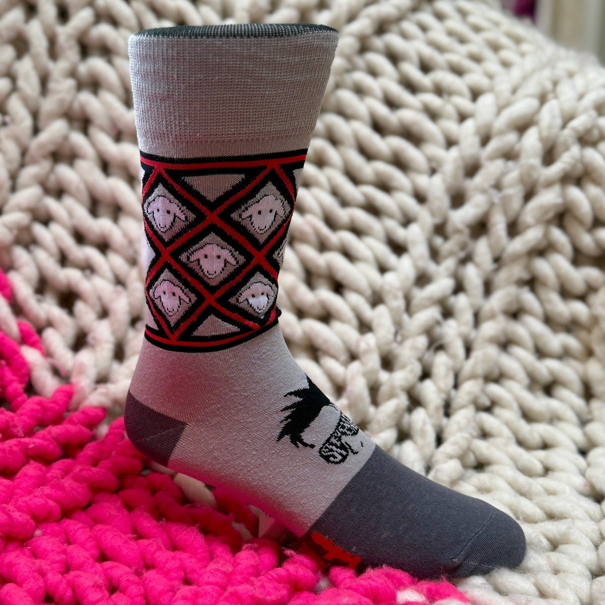 Funatic StevenBe Exclusive Socks - Light Grey