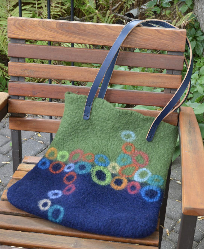 Felted Tote Bag with Leslie Granbeck – StevenBe